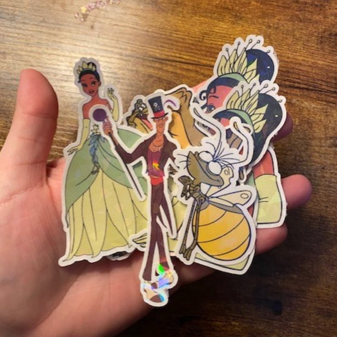 Princess and the Frog Sticker Pack - Etsy