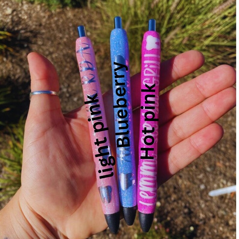 Dental Theme Glitter Epoxy Pens - Etsy