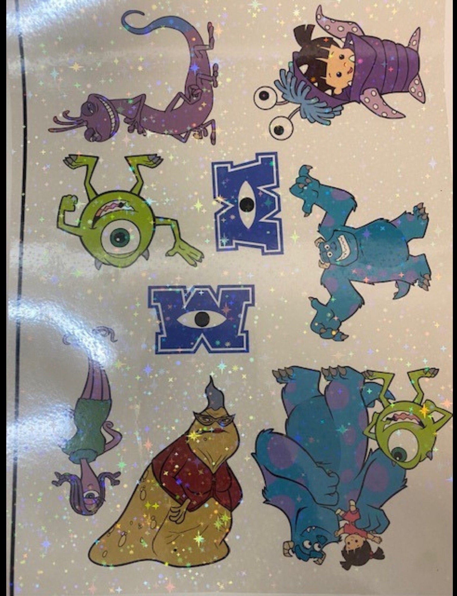 Monters Inc. Sticker Pack - Etsy