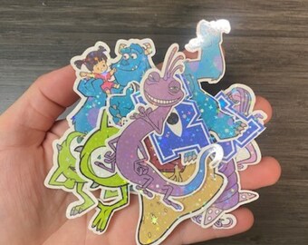 Monsters Inc Sticker, Disneyland Sticker, Monsters University Stickers ...