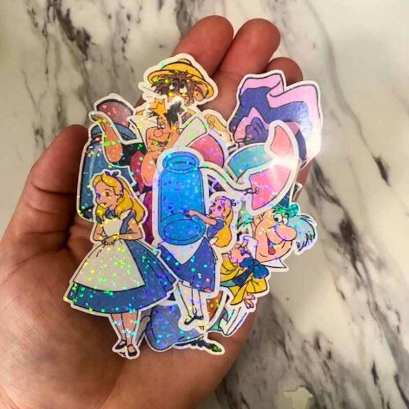 Alice in Wonderland Stickers - Etsy