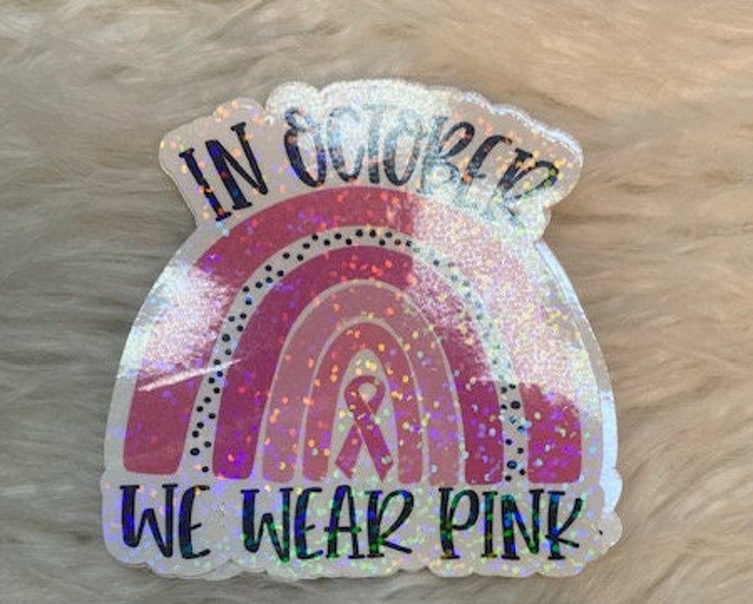 Breast Cancer Awareness Sticker - Etsy