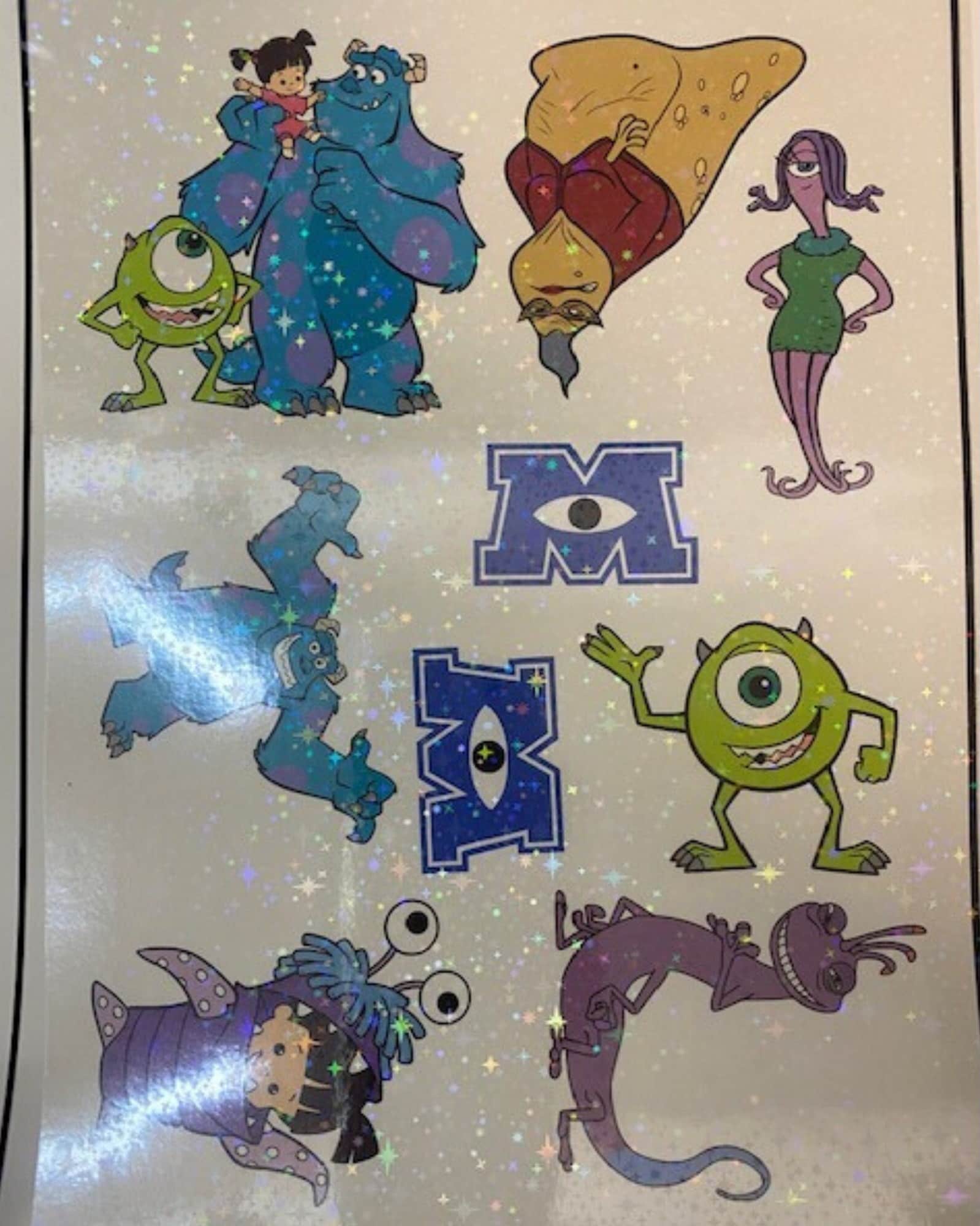 Monters Inc. Sticker Pack - Etsy