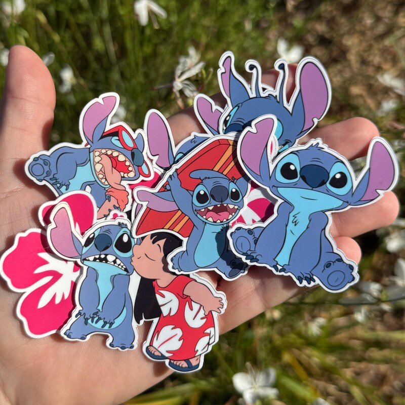 Holographic Stickers Stitch - Etsy