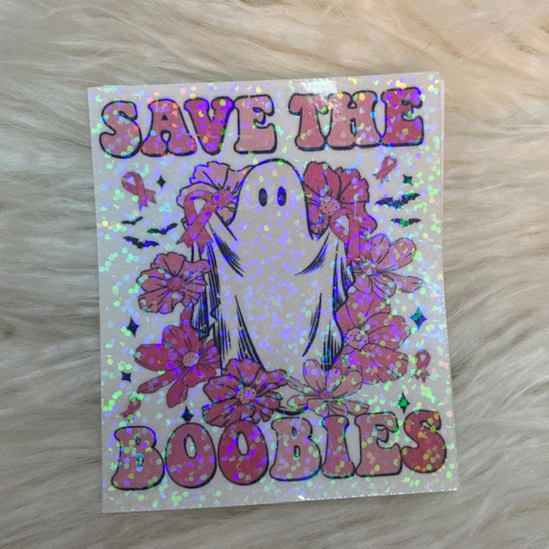Save the Boobies Sticker - Etsy