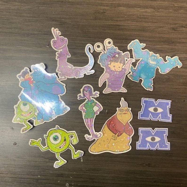 Monters Inc. Sticker Pack - Etsy