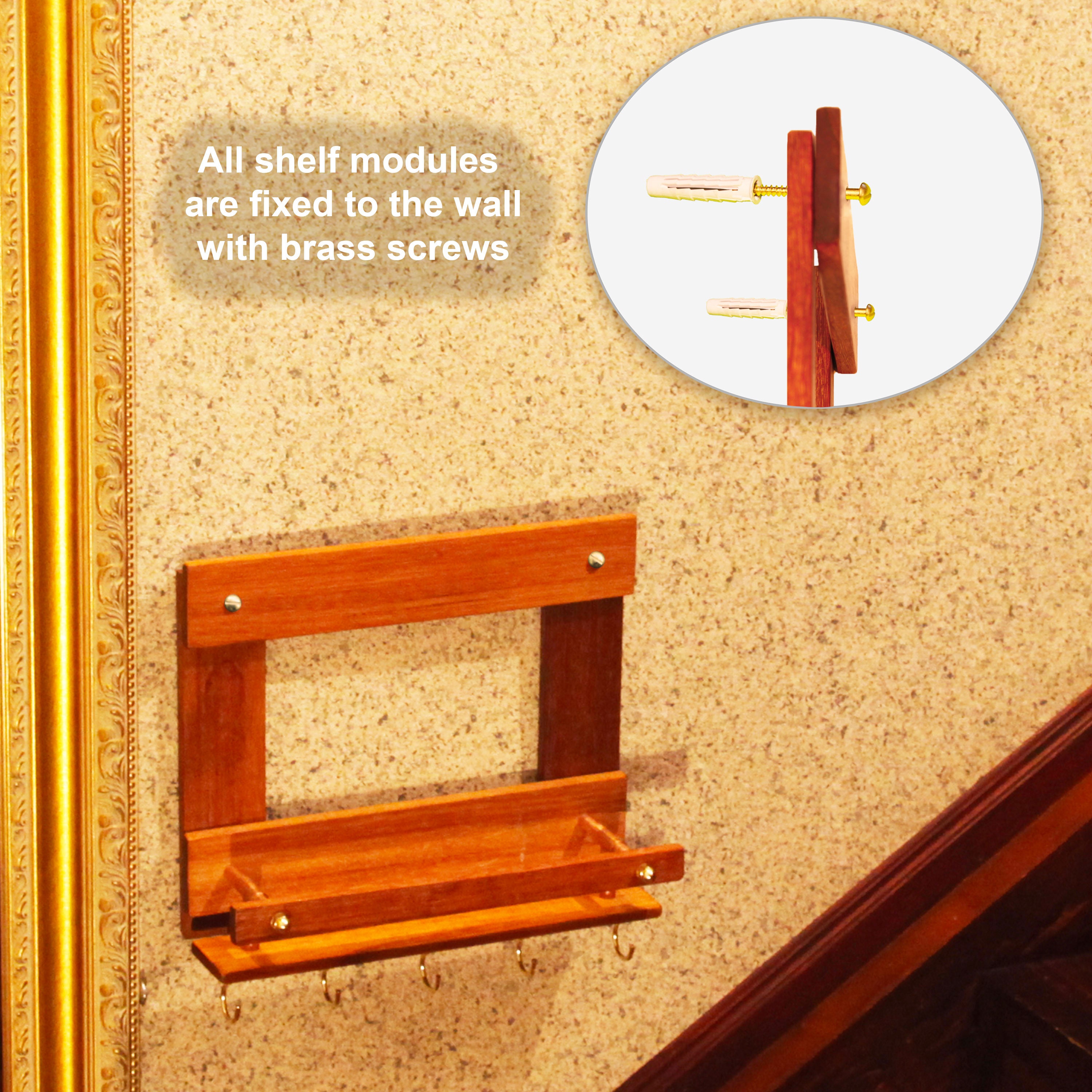 Shoe Shelf Accessory Exclusive Rack for Shoe Shine Brush Holder, Rack ...
