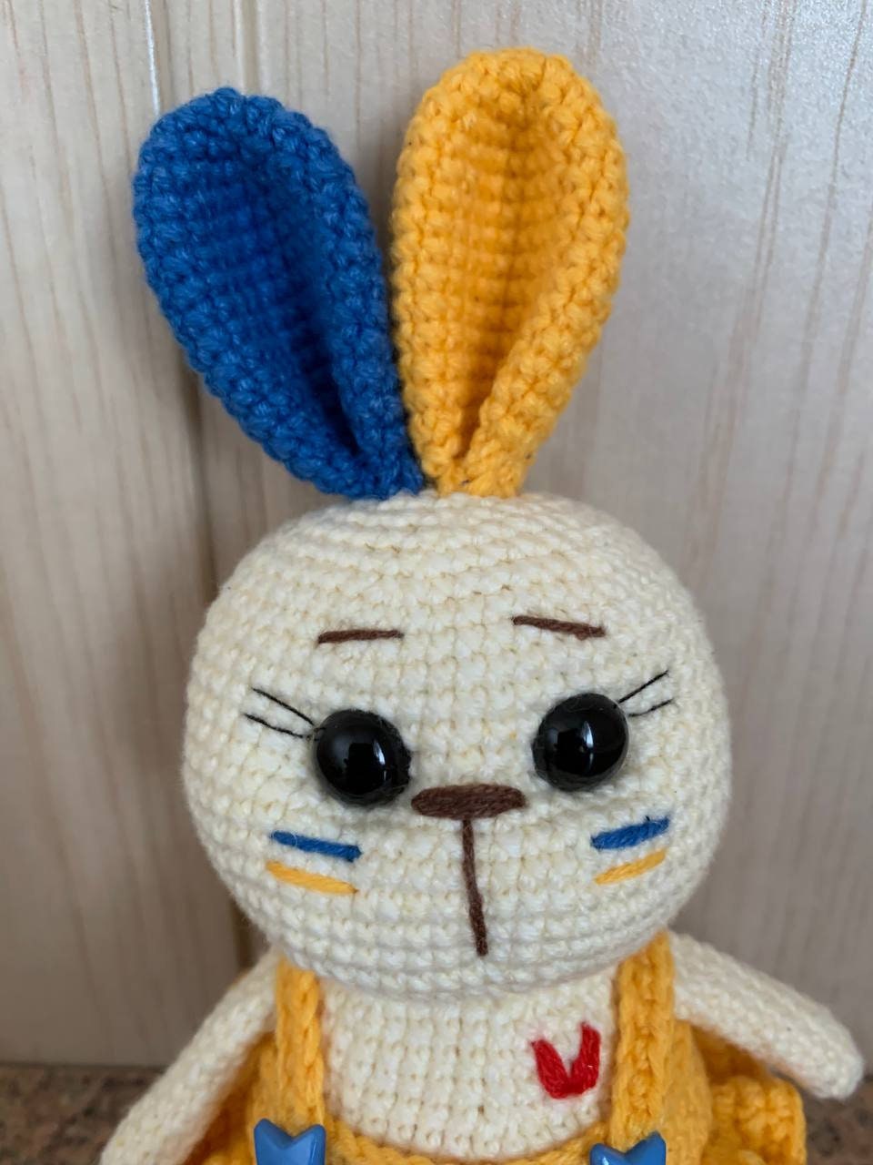 Knitted Rabbit Ukrainian Made in Ukraine Children's - Etsy