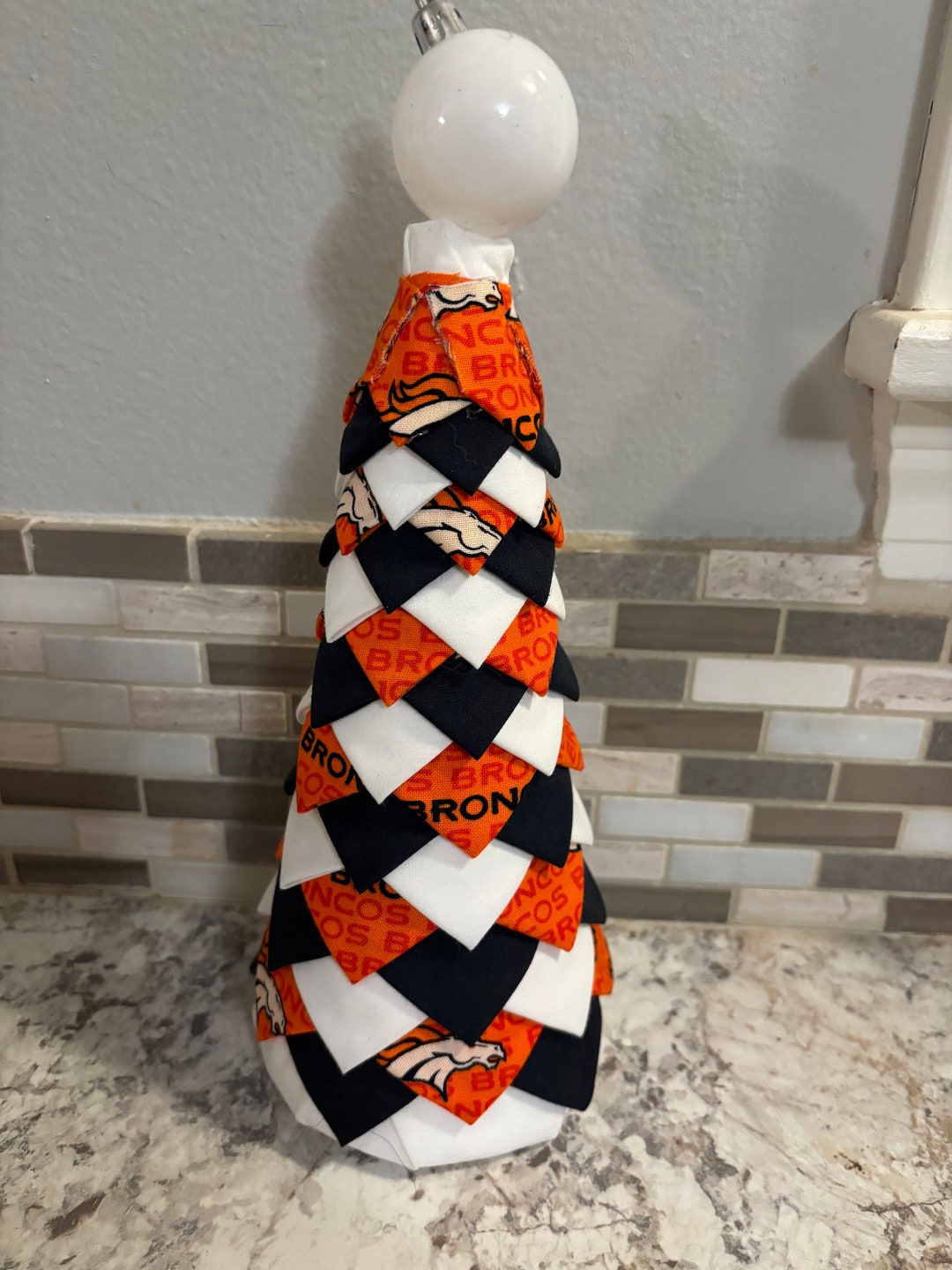 Denver Broncos Christmas Tree- 9 Inch - Etsy