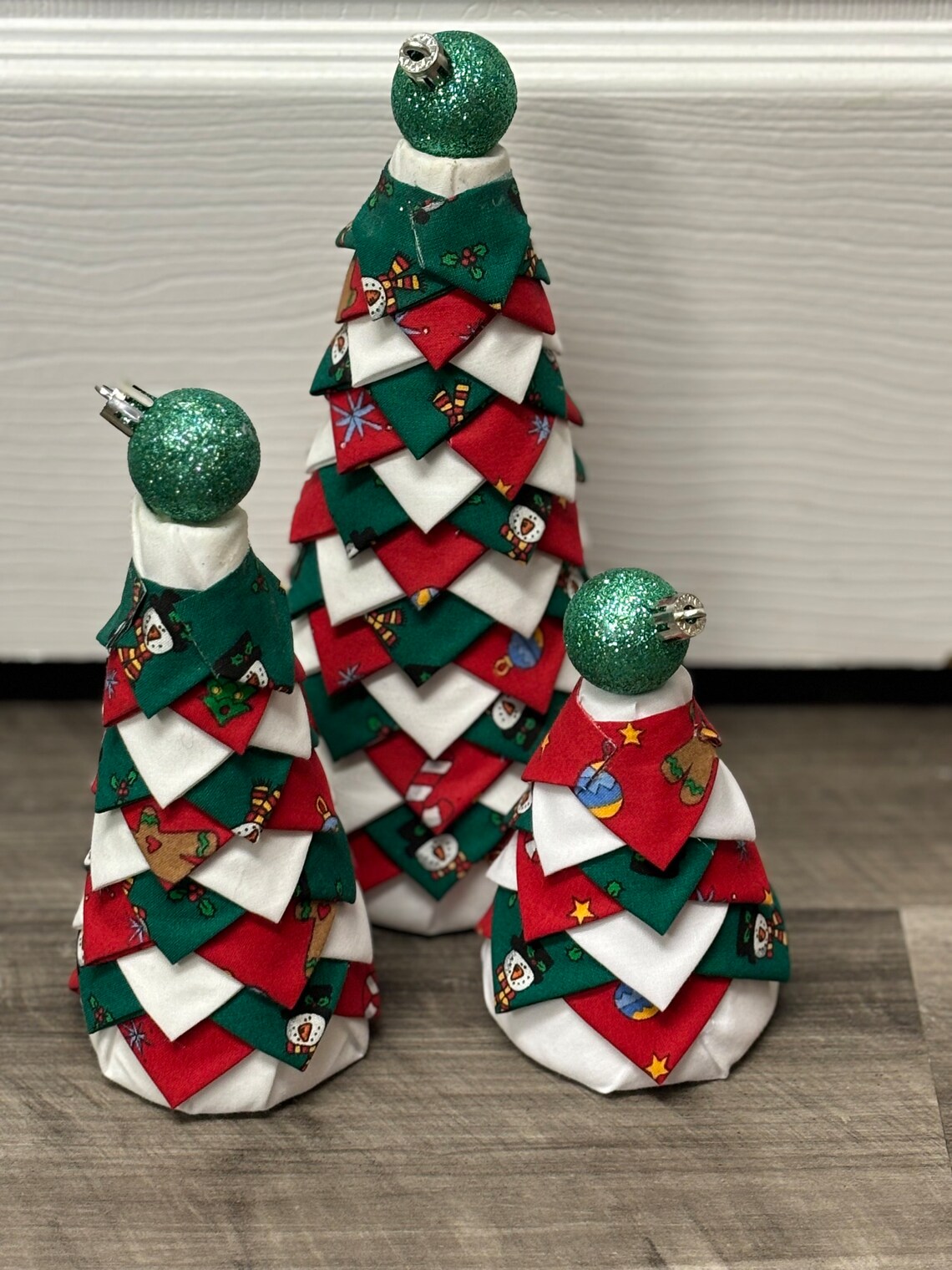 Christmas Tree Set- 10 In, 8 In, 6 In - Etsy