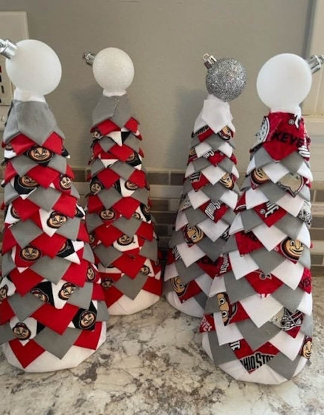 Ohio State Buckeyes Christmas Tree 9 In - Etsy