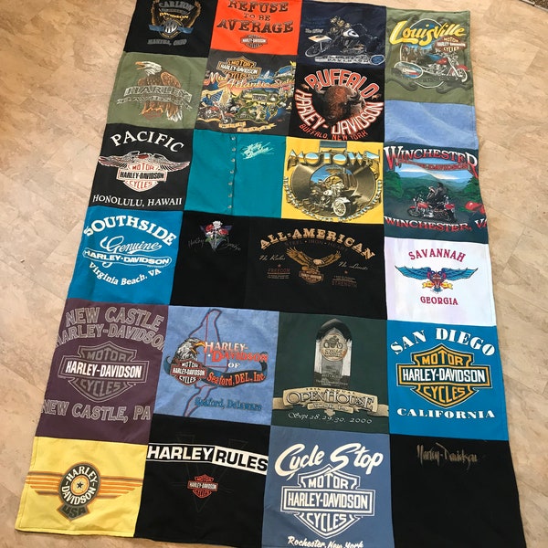 Harley Davidson Quilts - Etsy