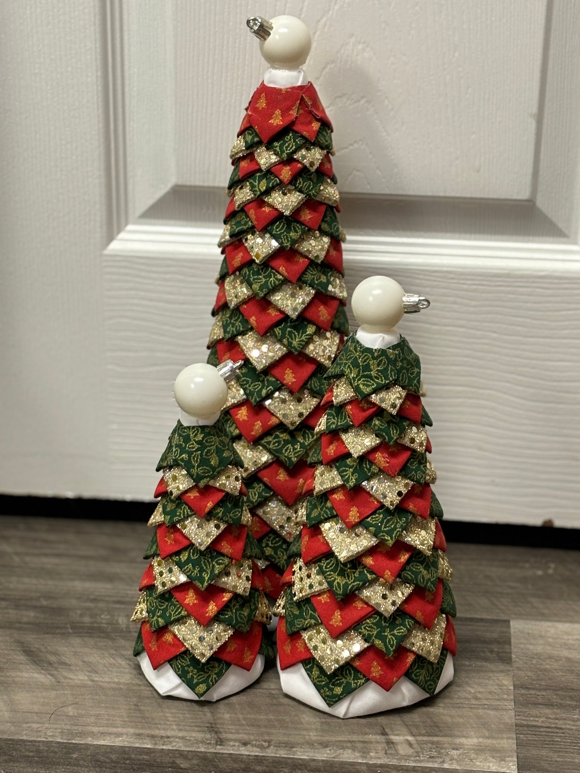 Christmas Tree Set- 14 In, 9 In, 6 In - Etsy