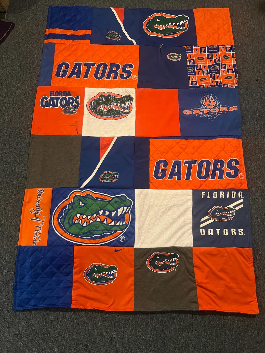 University of Florida Gators T-shirt Quilt - Etsy