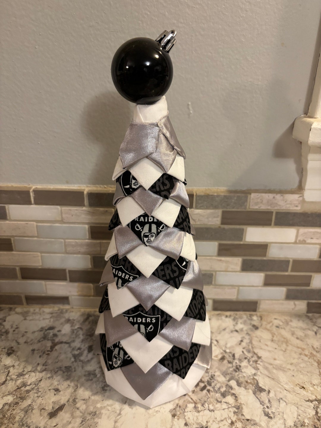 Las Vegas Raiders Christmas Tree- 9 Inch - Etsy