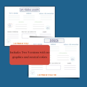 2025 Kid's Vision Board | Vision Board for Children | Goal Setting ...