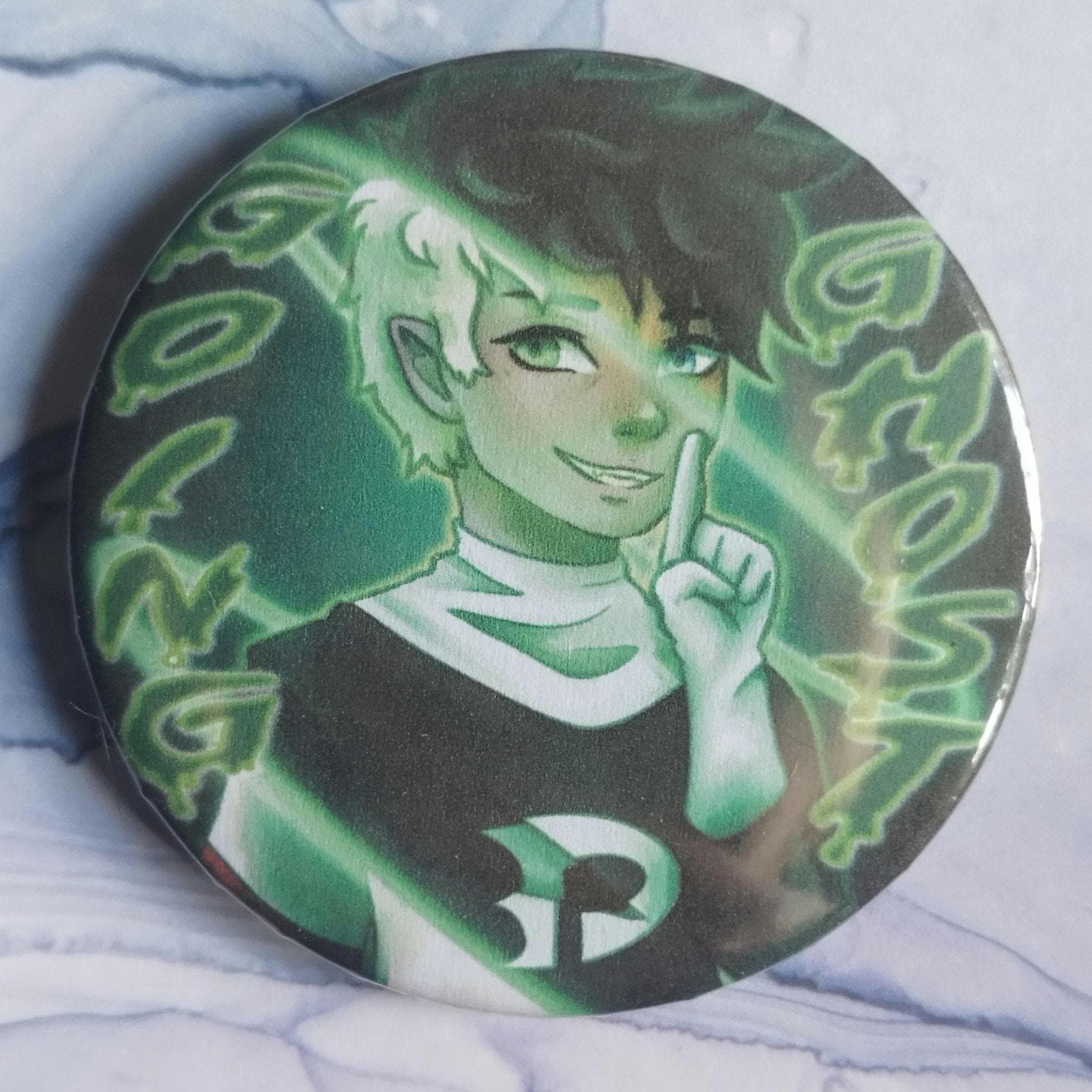 Danny Phantom 'going Ghost' Button Badge - Etsy