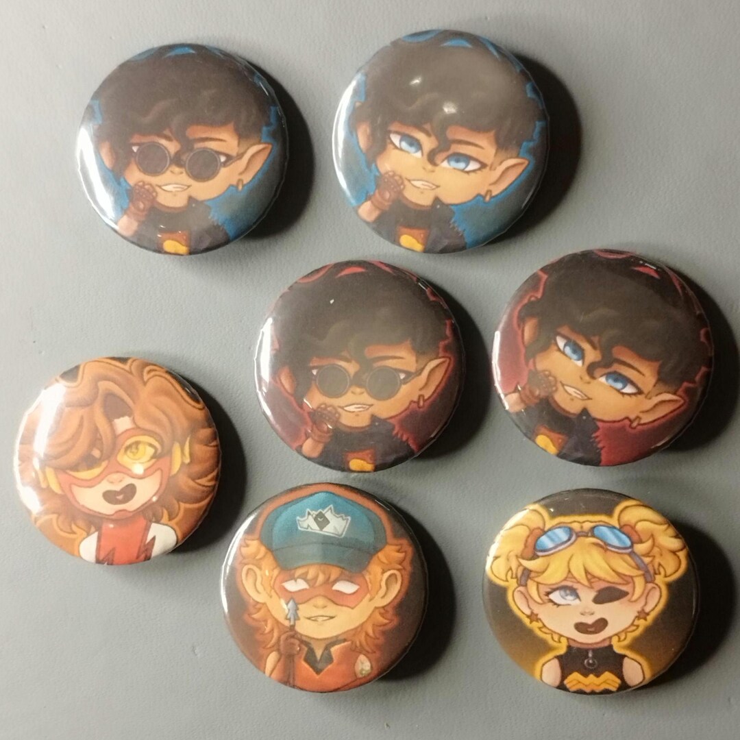 DC Mini Button Badges - Etsy