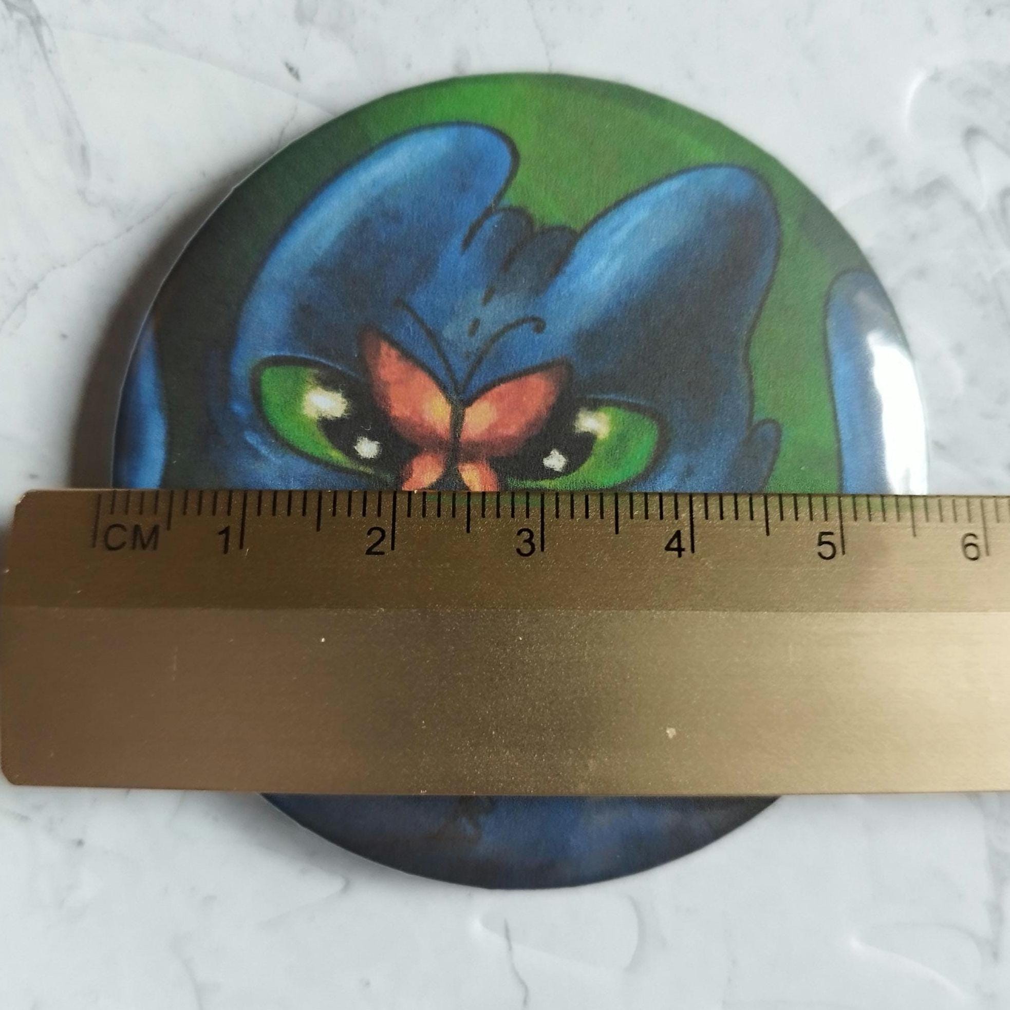 Toothless, Night Fury, HTTYD Button Badge - Etsy