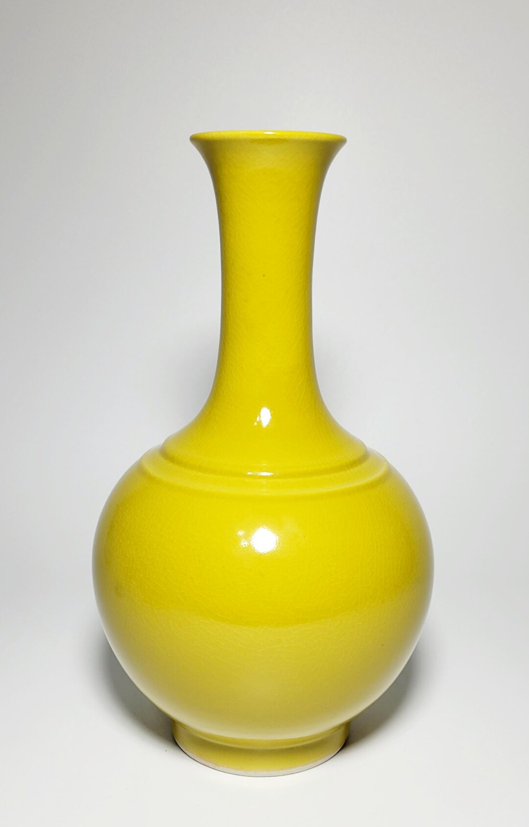 ED250 A Splendid Yellow Glazed Vase Yongzheng Mark Qing Dynasty - Etsy