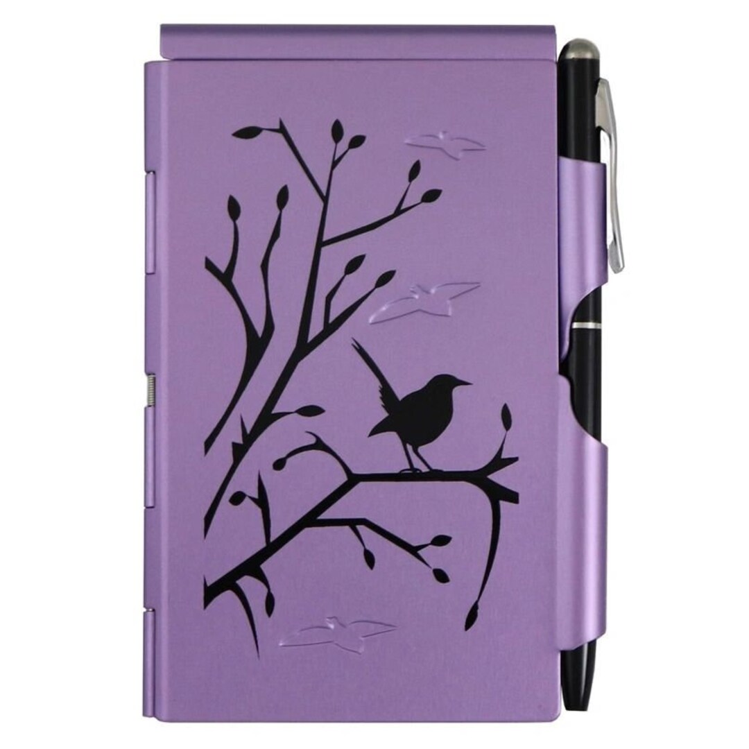 Purple Wren Flip Notepad - Etsy