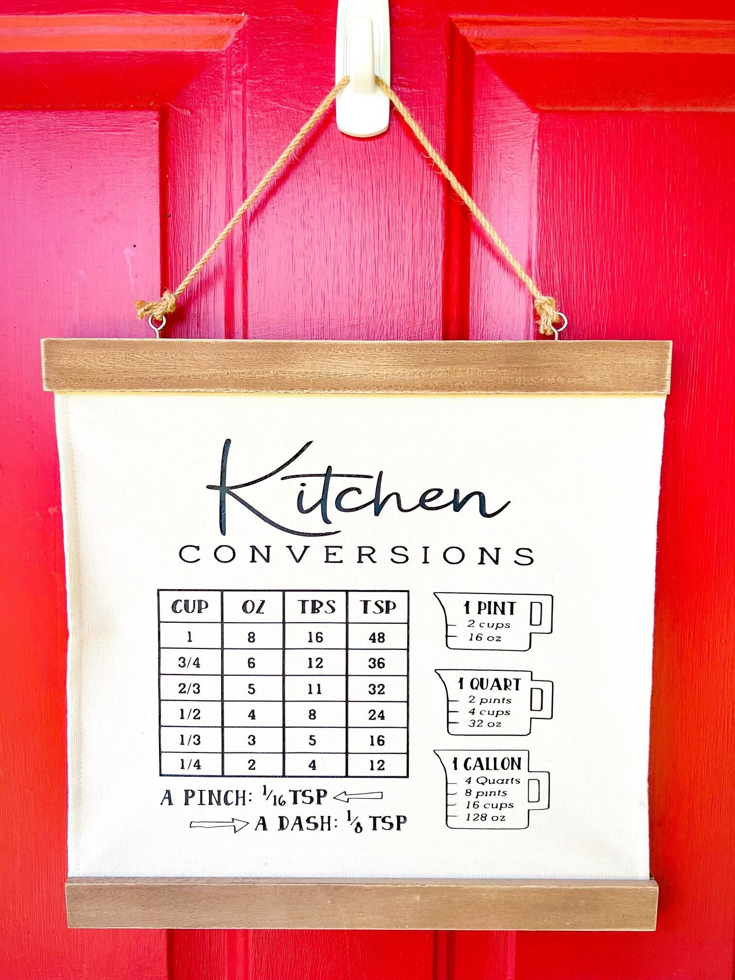 Kitchen Conversion Chart - Etsy