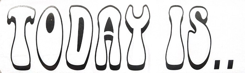 Today Is… Monday-friday Decal - Etsy