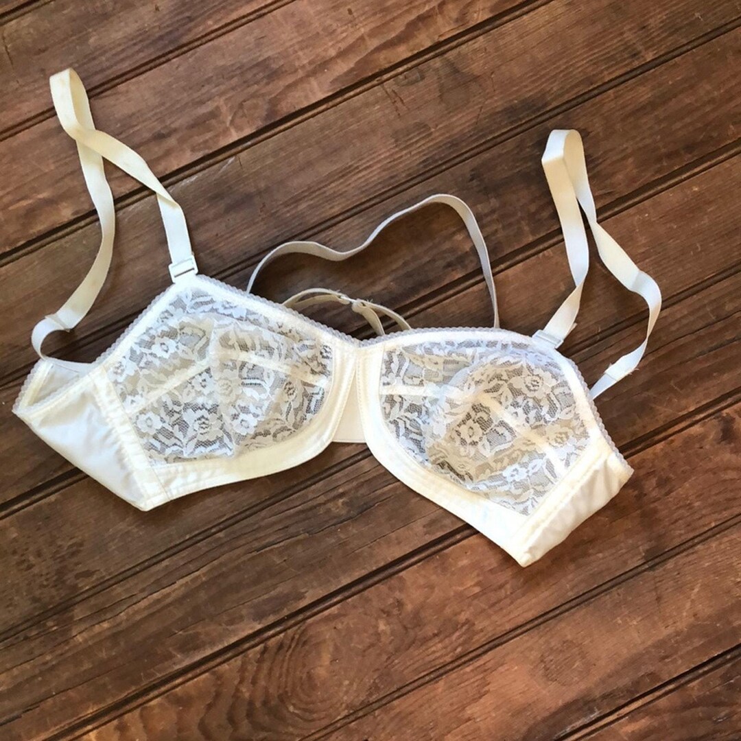 Vintage Maidenform Pre-lude Cream Lace Bra - Etsy