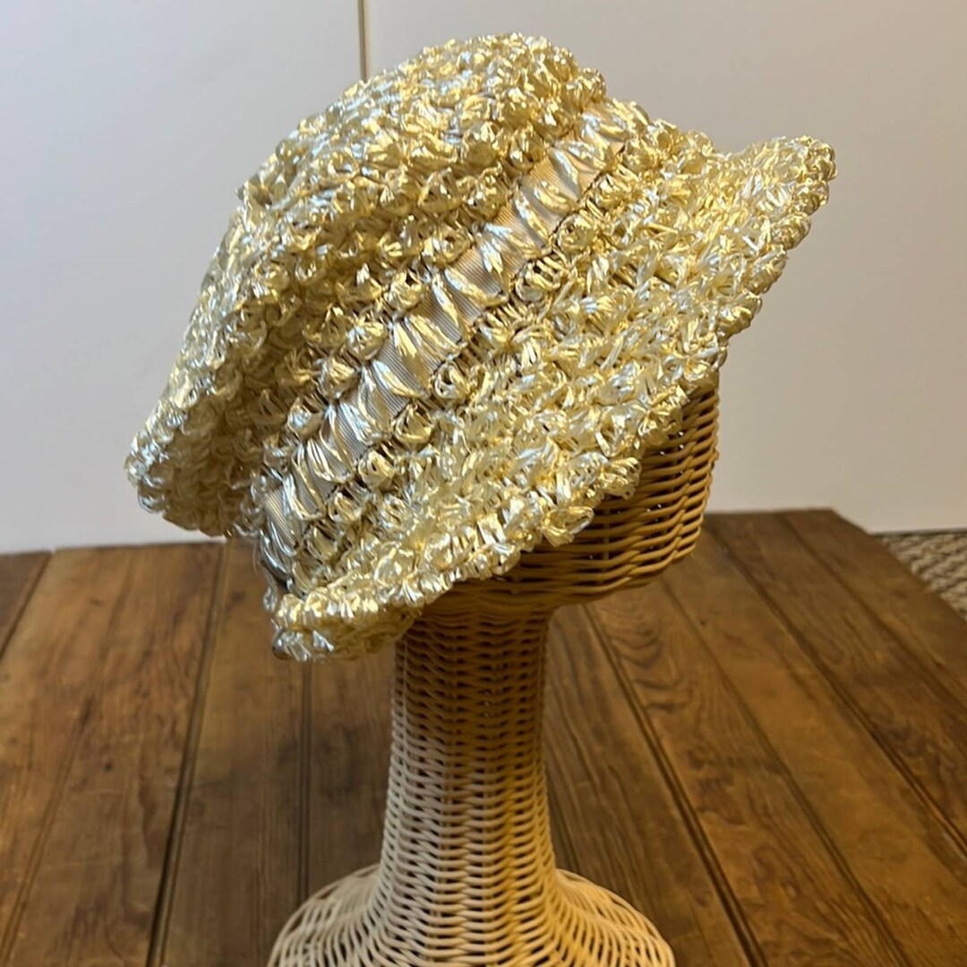 Vintage 1950s Ladies Formal Straw Hat Bow - Etsy