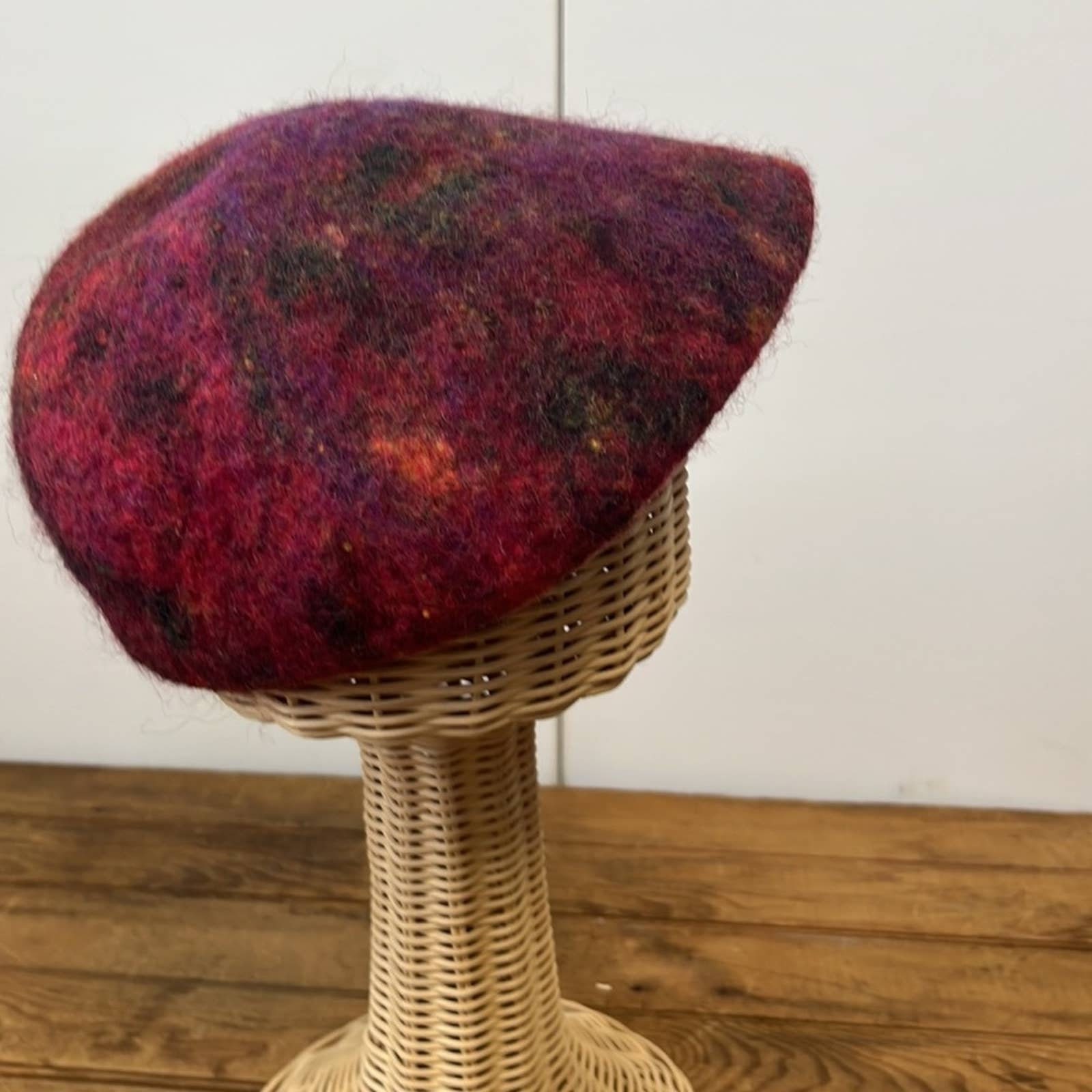 Handmade Felted Wool Scally Cap Flat Cap - Etsy