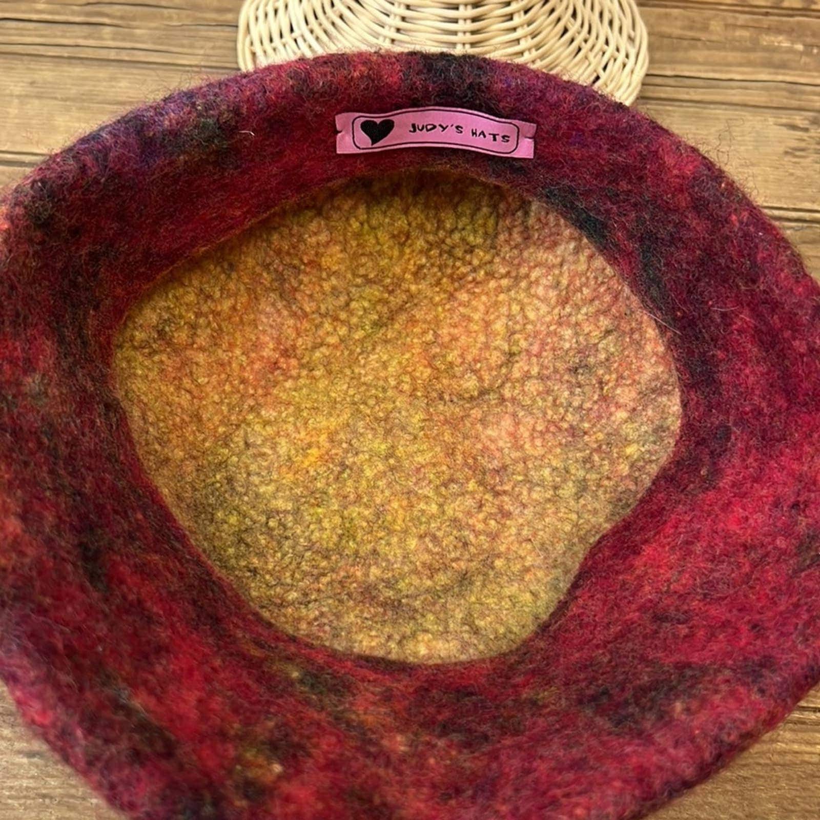 Handmade Felted Wool Scally Cap Flat Cap - Etsy