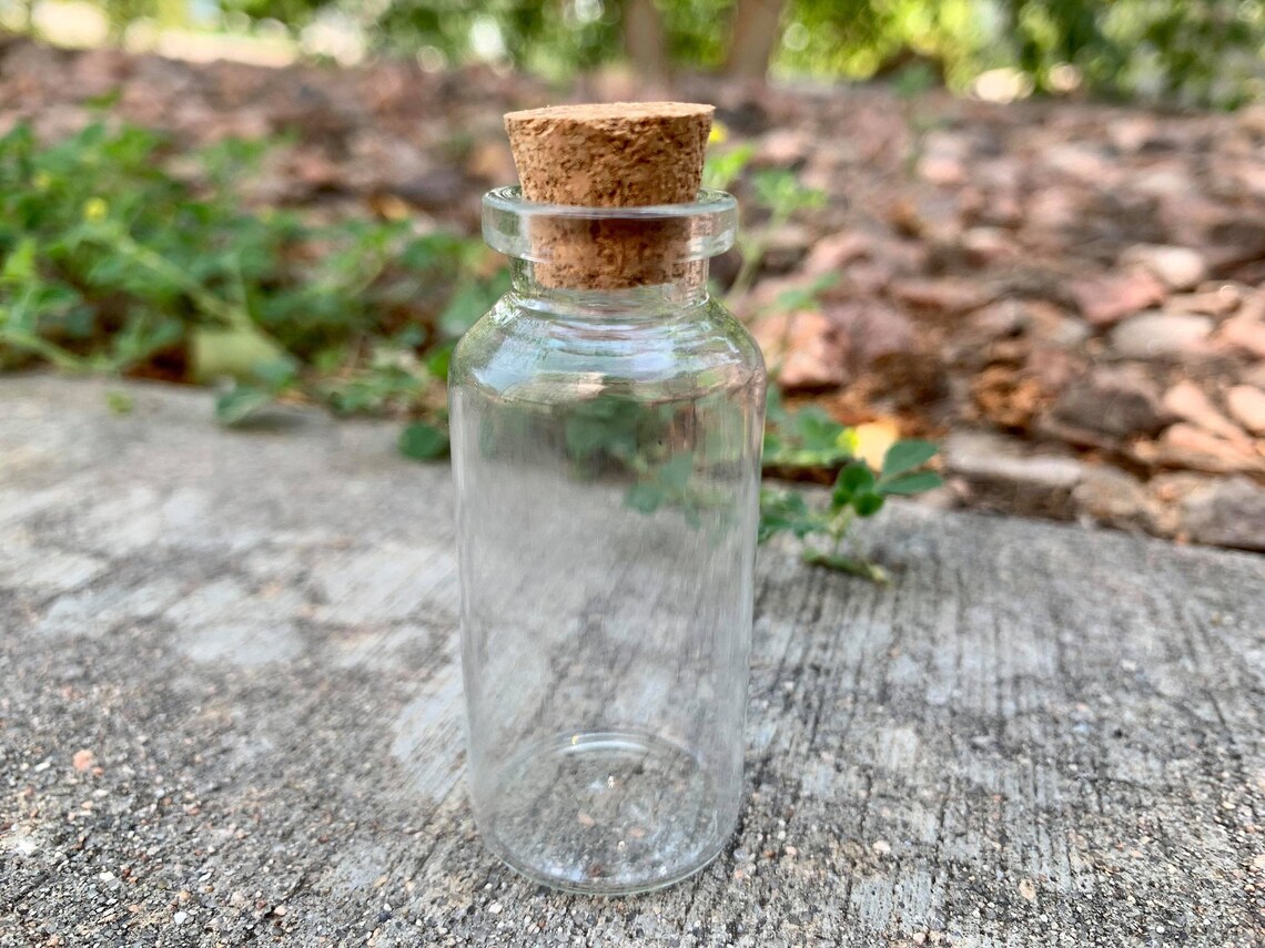 EMPTY SPELL BOTTLE 20 ml Glass Spell Jar Tiny Bottles With | Etsy