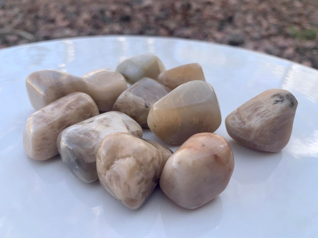 Tumbled Moonstone | COMPASSION & EMPATHY STONE - Etsy