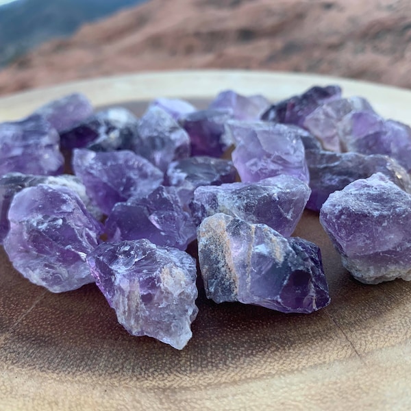 Raw Amethyst Crystal - Etsy