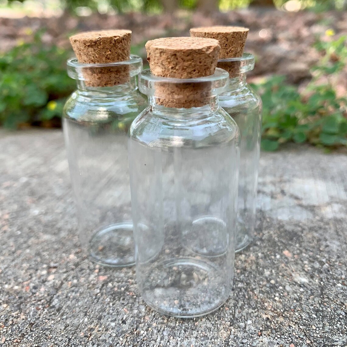 EMPTY SPELL BOTTLE 20 ml Glass Spell Jar Tiny Bottles With | Etsy