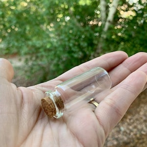 EMPTY SPELL BOTTLE | 10 Ml Glass Spell Jar | Mini Small Bottles With ...