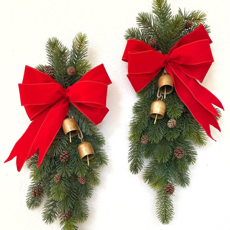 Christmas Window Swag - Etsy