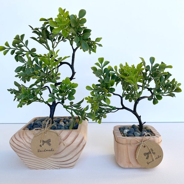 Small Fake Bonsai Trees - Etsy