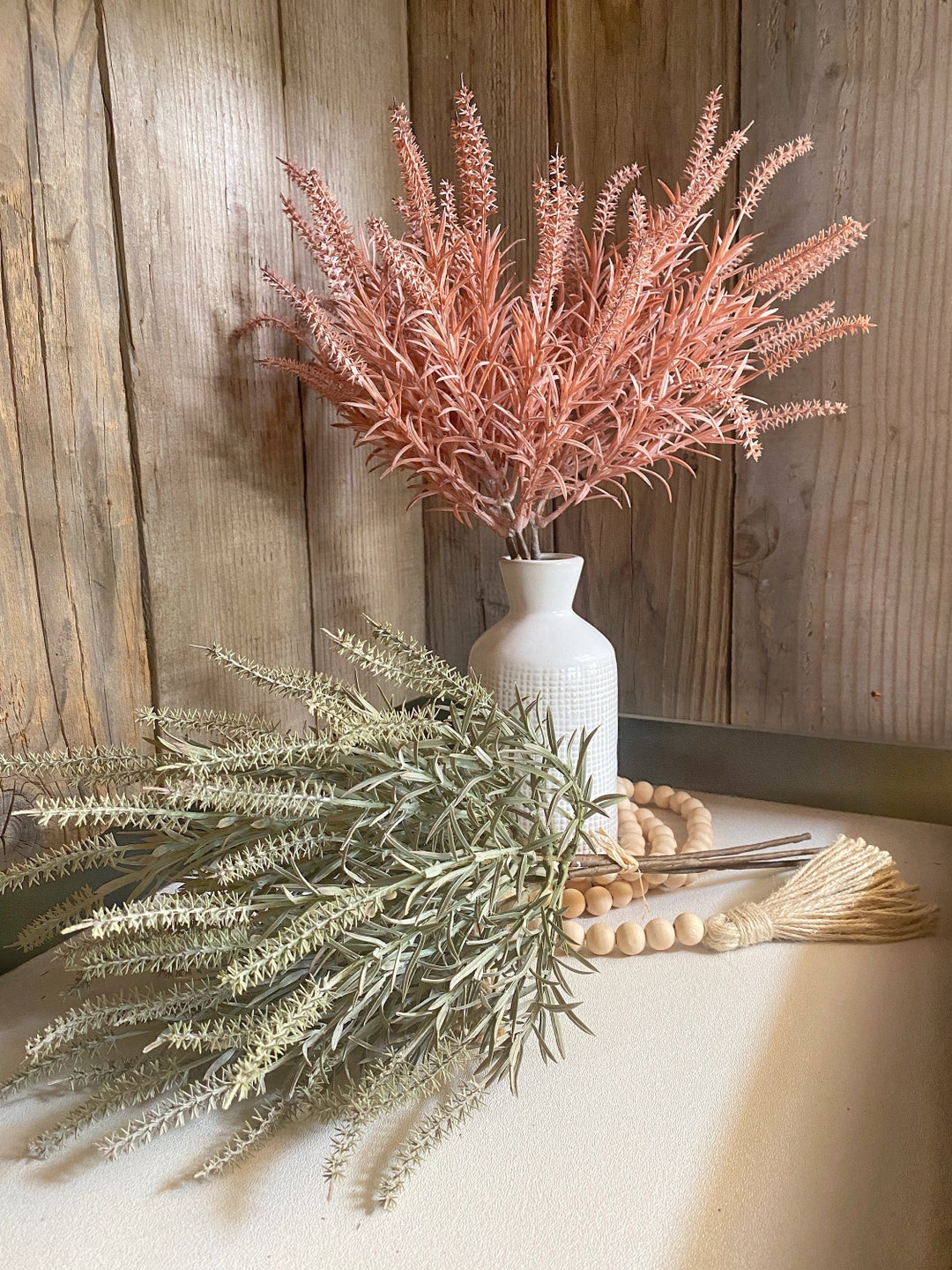 Artificial Astilbe Stem Bundle 19 Available in Rose or Sage Green Faux ...