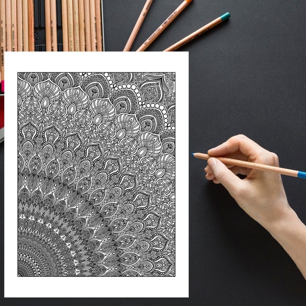 Intricate Coloring - Etsy