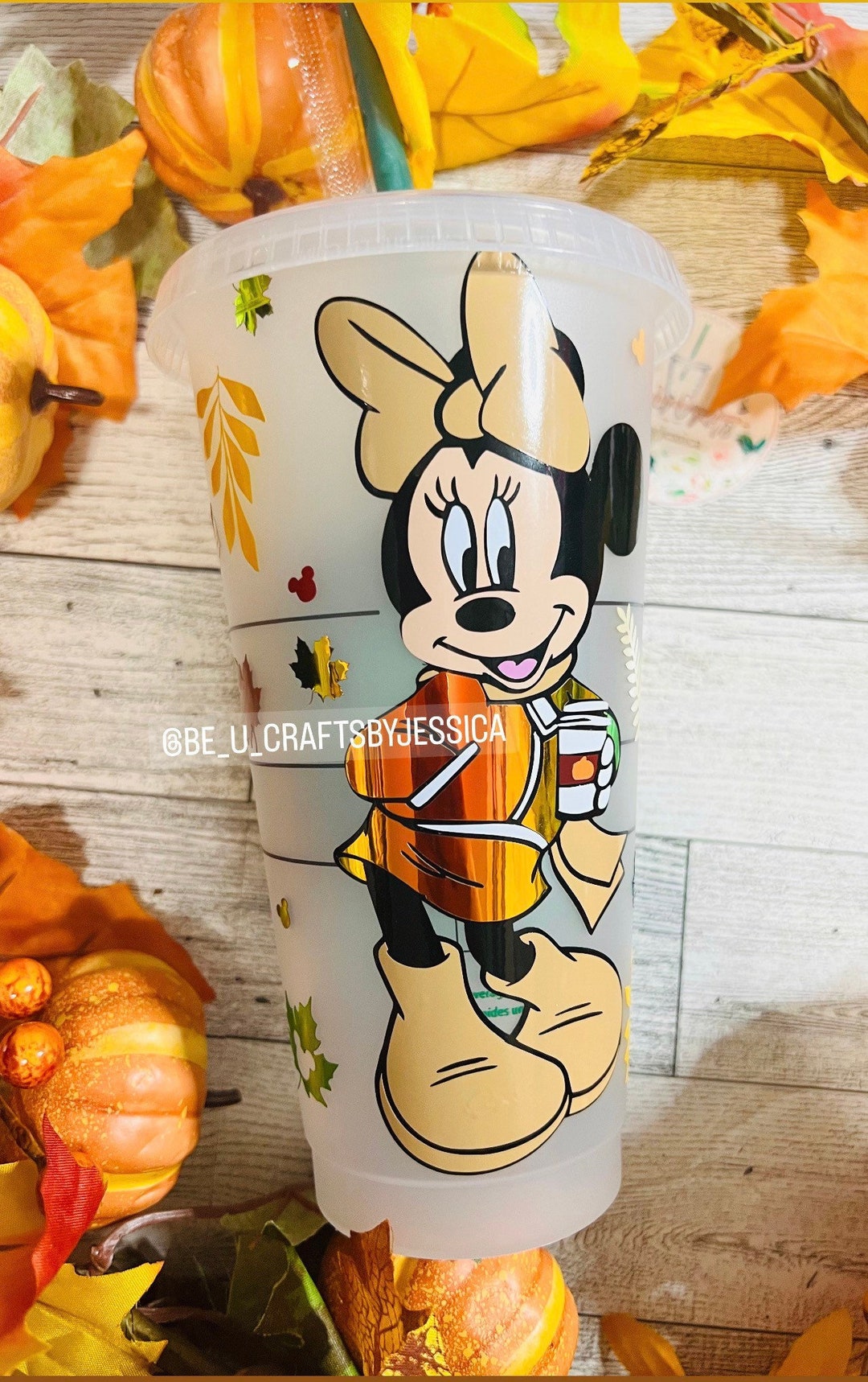 Starbucks Fall Minnie Mouse Cup Minnie Mouse Fall Starbucks - Etsy