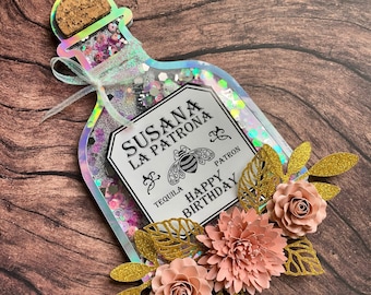 Patron Tequila Cake Topper - Etsy
