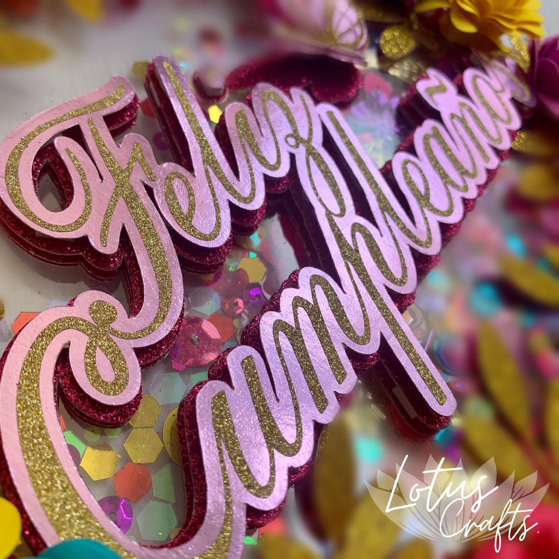 Feliz Cumpleaños Cake Topper - Etsy
