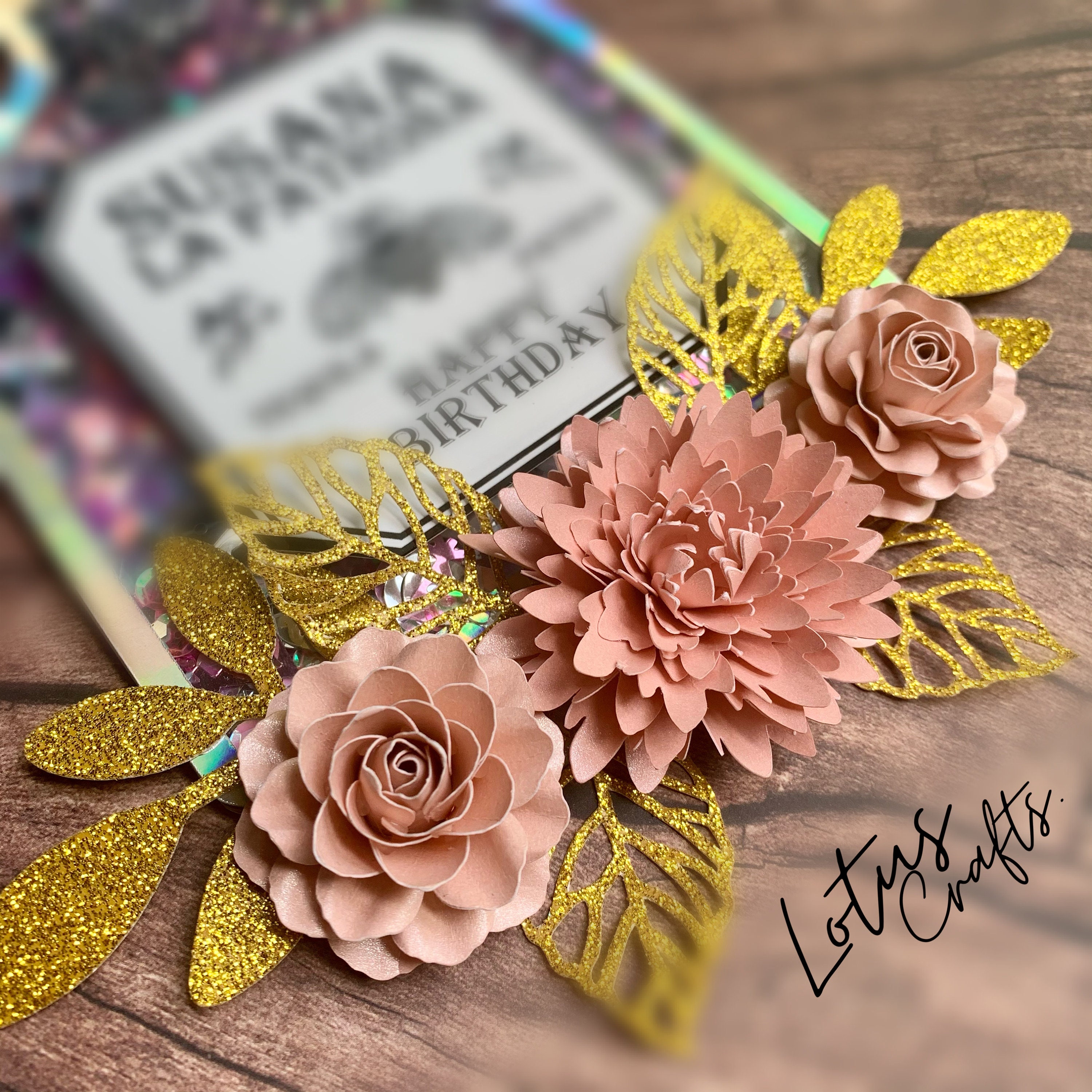 Tequila Floral Cake Topper - Etsy