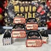 Movie Night Candy Boxes, Gable Boxes, Party Favor Boxes, Cinema Theme ...
