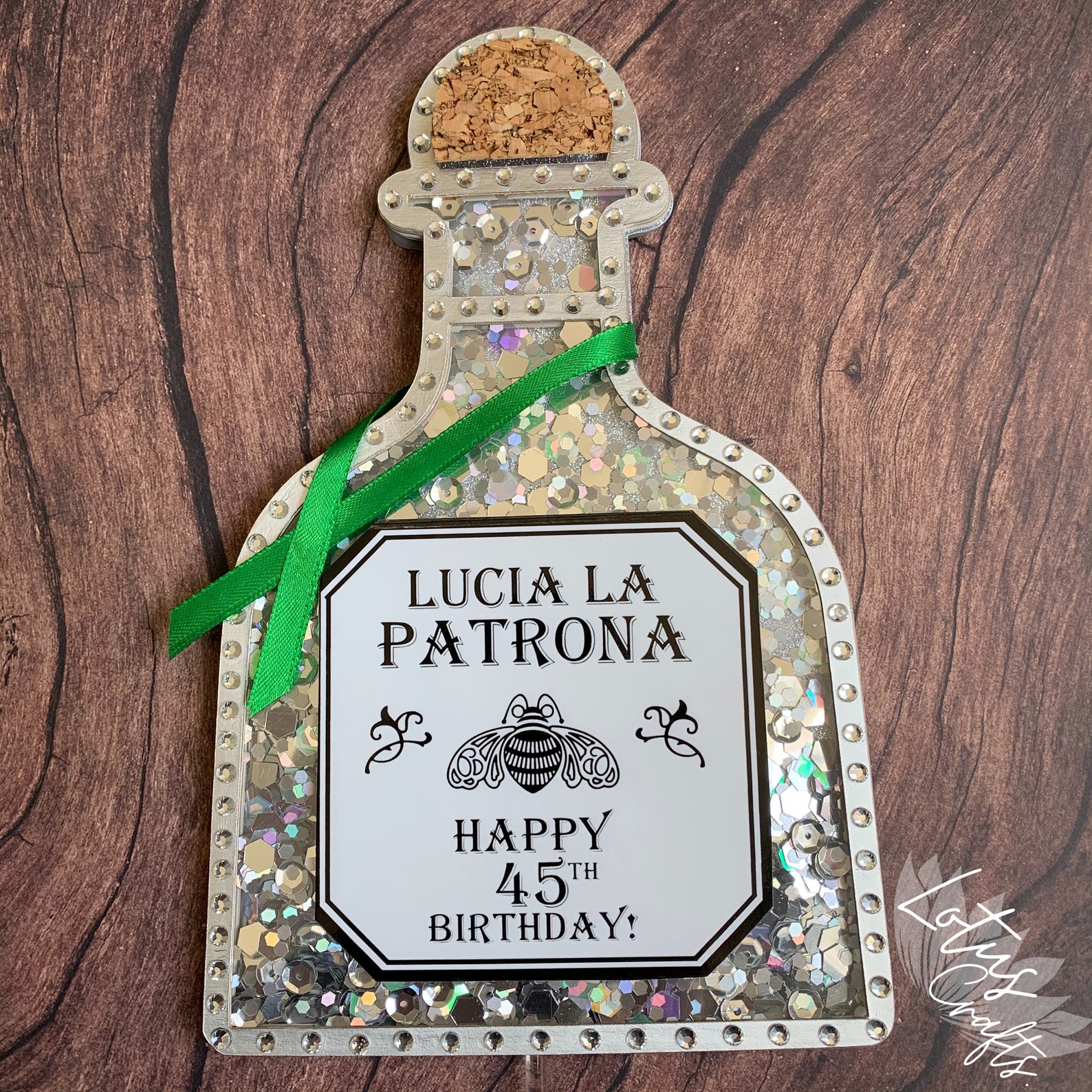 Tequila Patron Shaker Cake Topper - Etsy