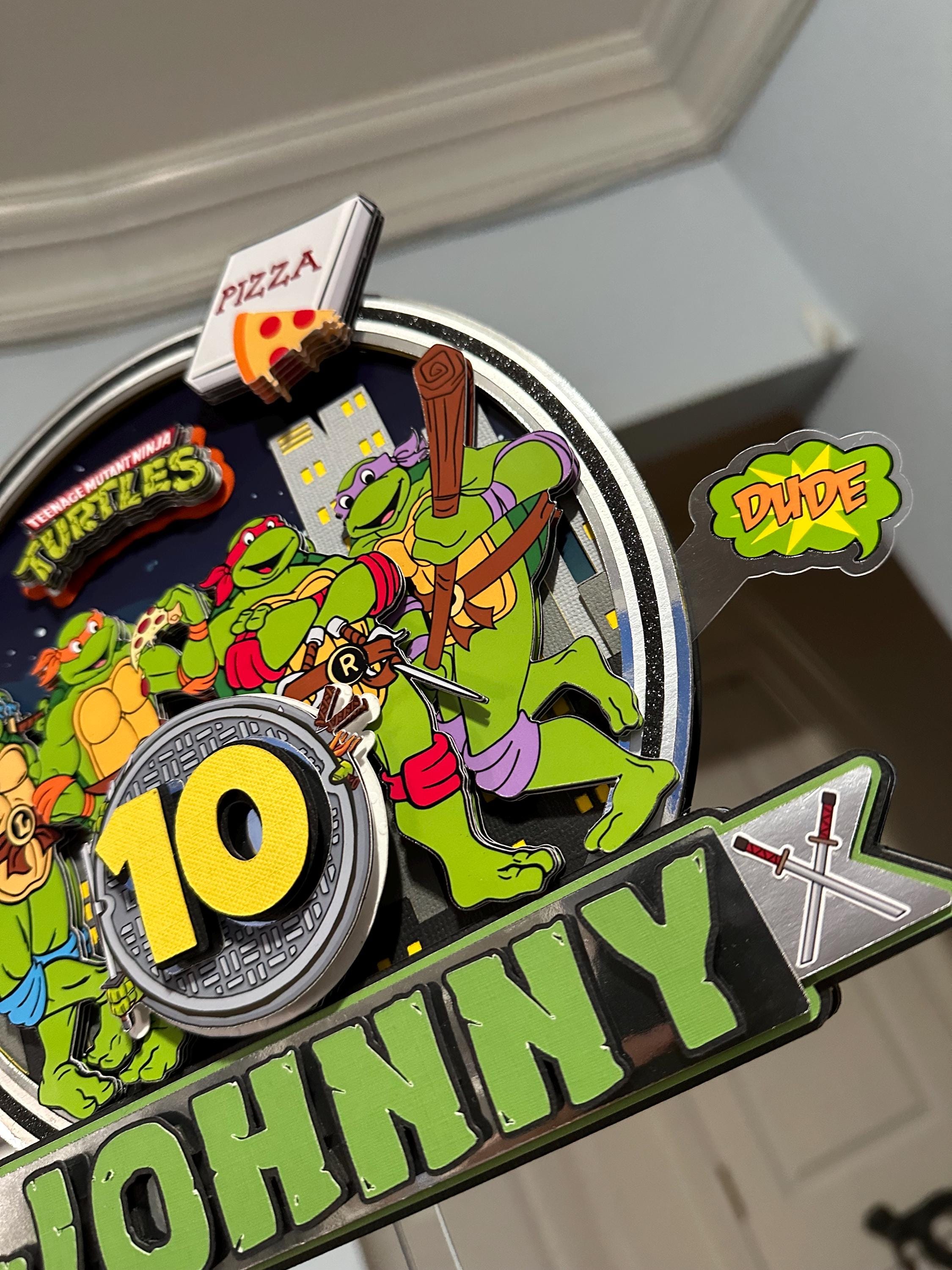 TMNT Cake Topper, Ninja, Turtles!!! - Etsy