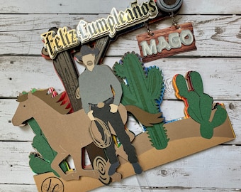 Cowboy Cake Topper - Etsy