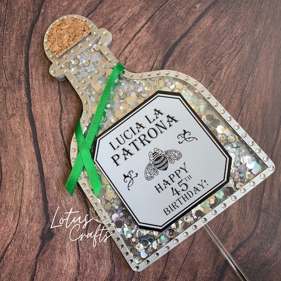 Tequila Patron Shaker Cake Topper | Etsy