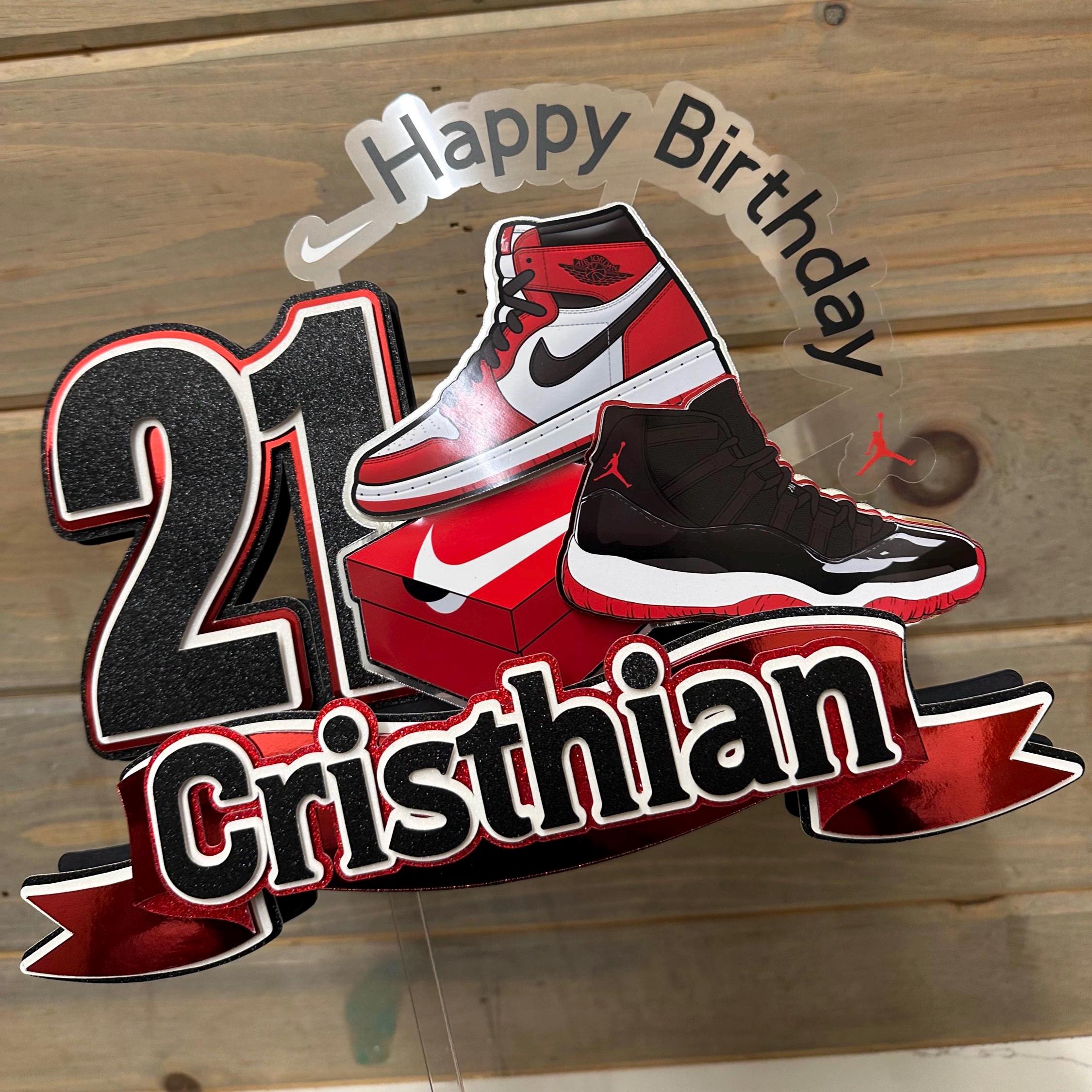 Sneaker Head Cake Topper, Sneaker Ball Topper - Etsy